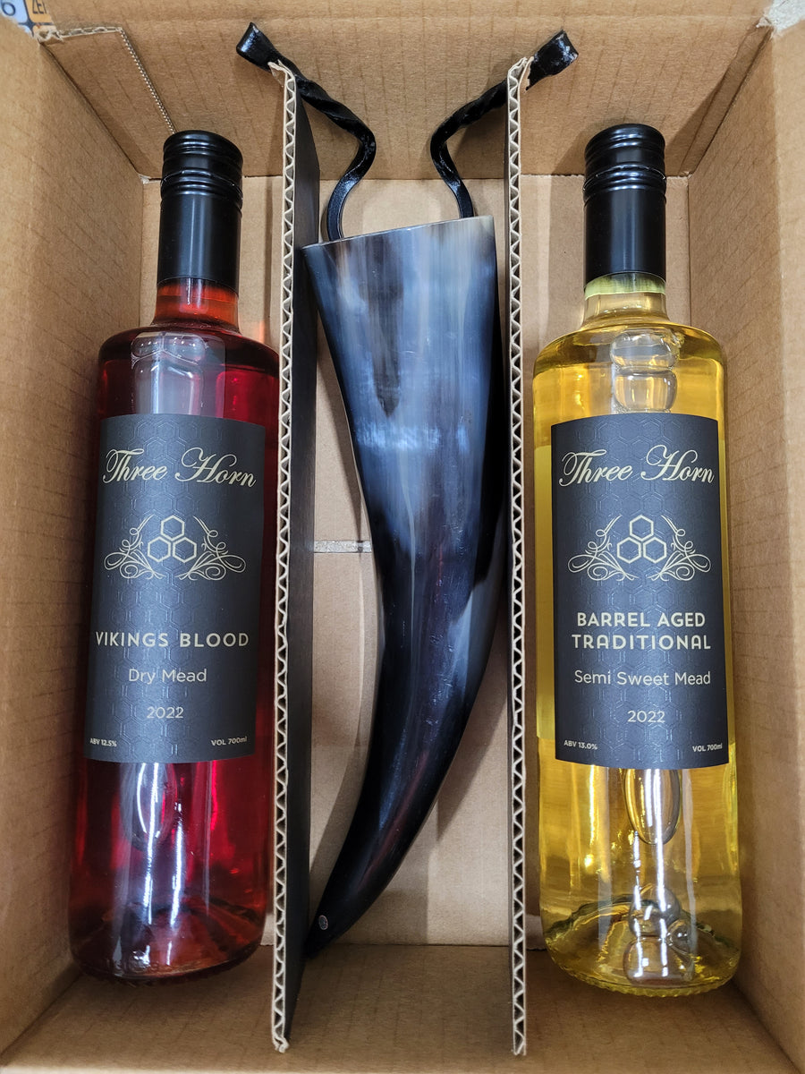Greedy Viking Gift Pack – Three Horn